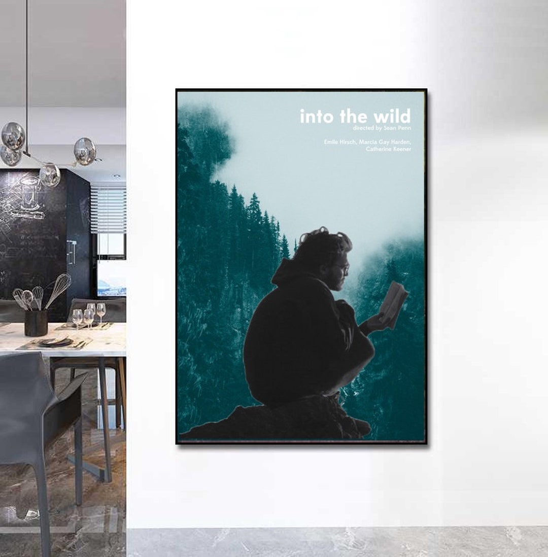 Into the Wild Poster Canvas Poster Art Wall No Frame - Etsy