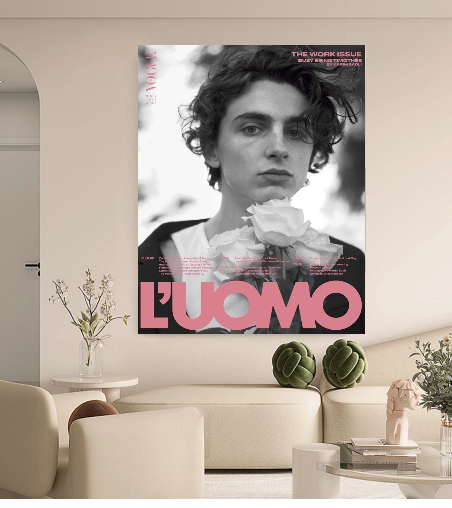 Timothee Chalamet Poster Canvas Poster Art Wall No Frame - Etsy