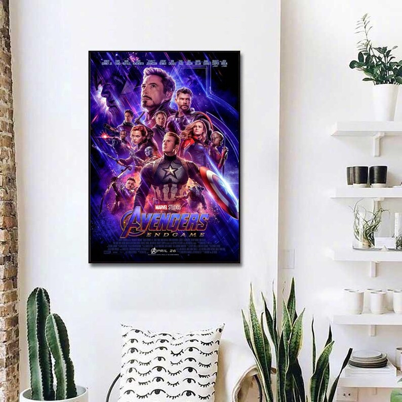 Avengers Endgame Poster Canvas Poster Art Wall No Frame - Etsy