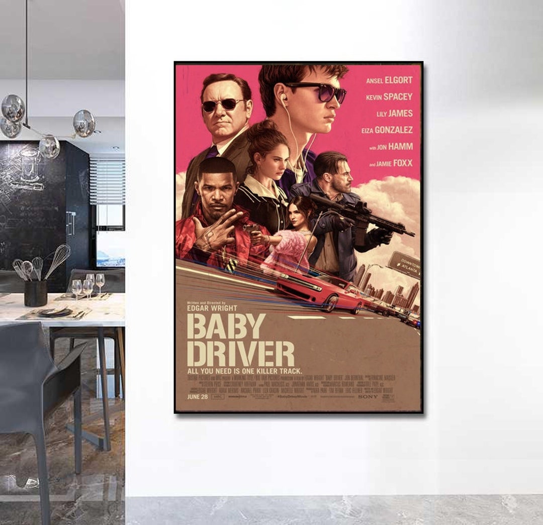 Baby Driver Movie Poster Canvas Poster Art Wall No Frame - Etsy