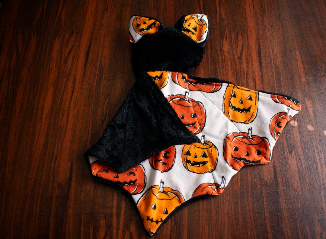Baby Bat Lovey, Pumpkins Pattern - Etsy