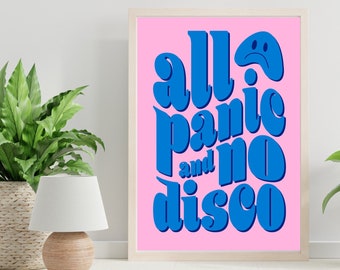 All Panic No Disco - Etsy