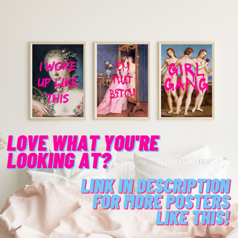 Bartholomew Poster Art Meme Poster Funny Classical Art | Etsy