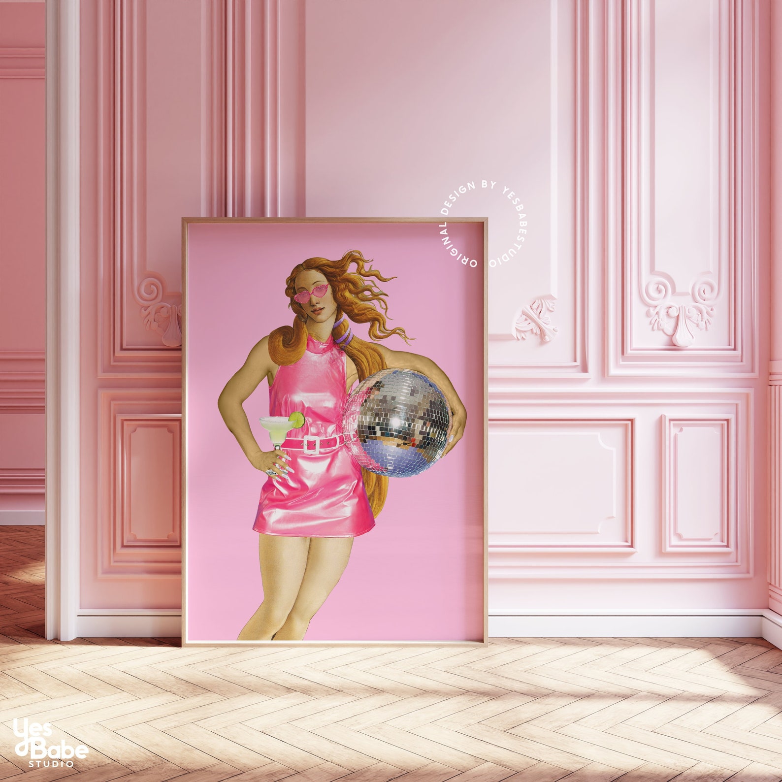 Disco Venus 2.0, Altered Art Prints, Disco Poster, Maximalist Wall Art ...