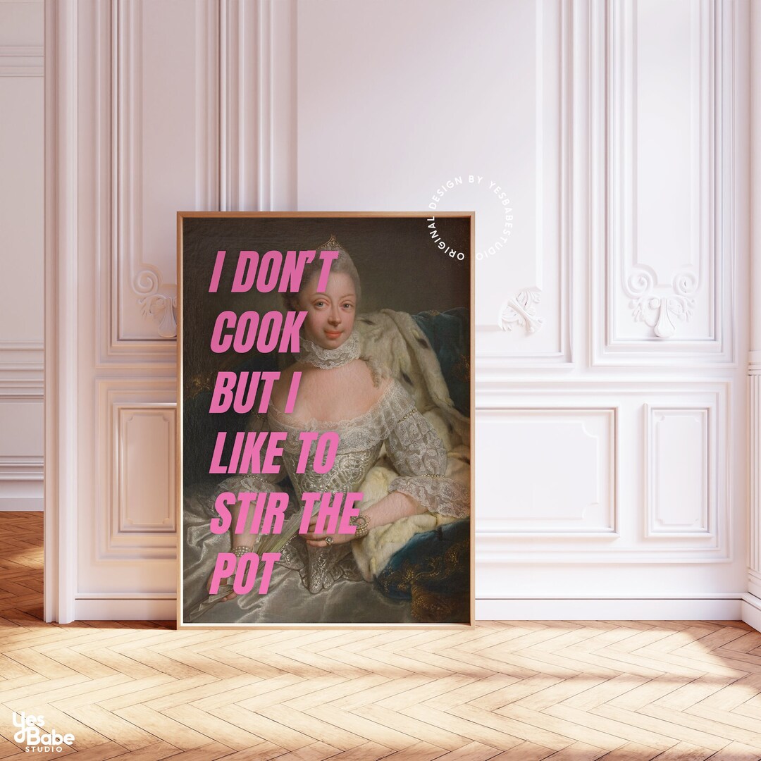 Altered Art Print, Coquette Decor, Rococo Art, Maximalist Wall Art ...