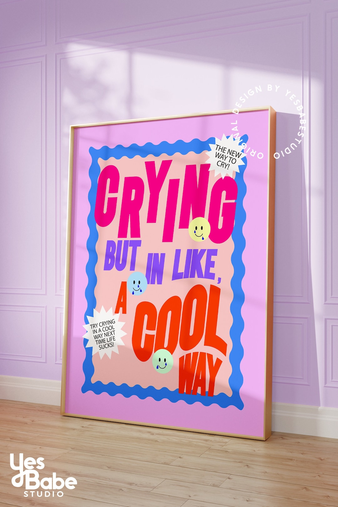 Crying in a Cool Way, Weird Art, College Apartment Decor, Maximalist ...