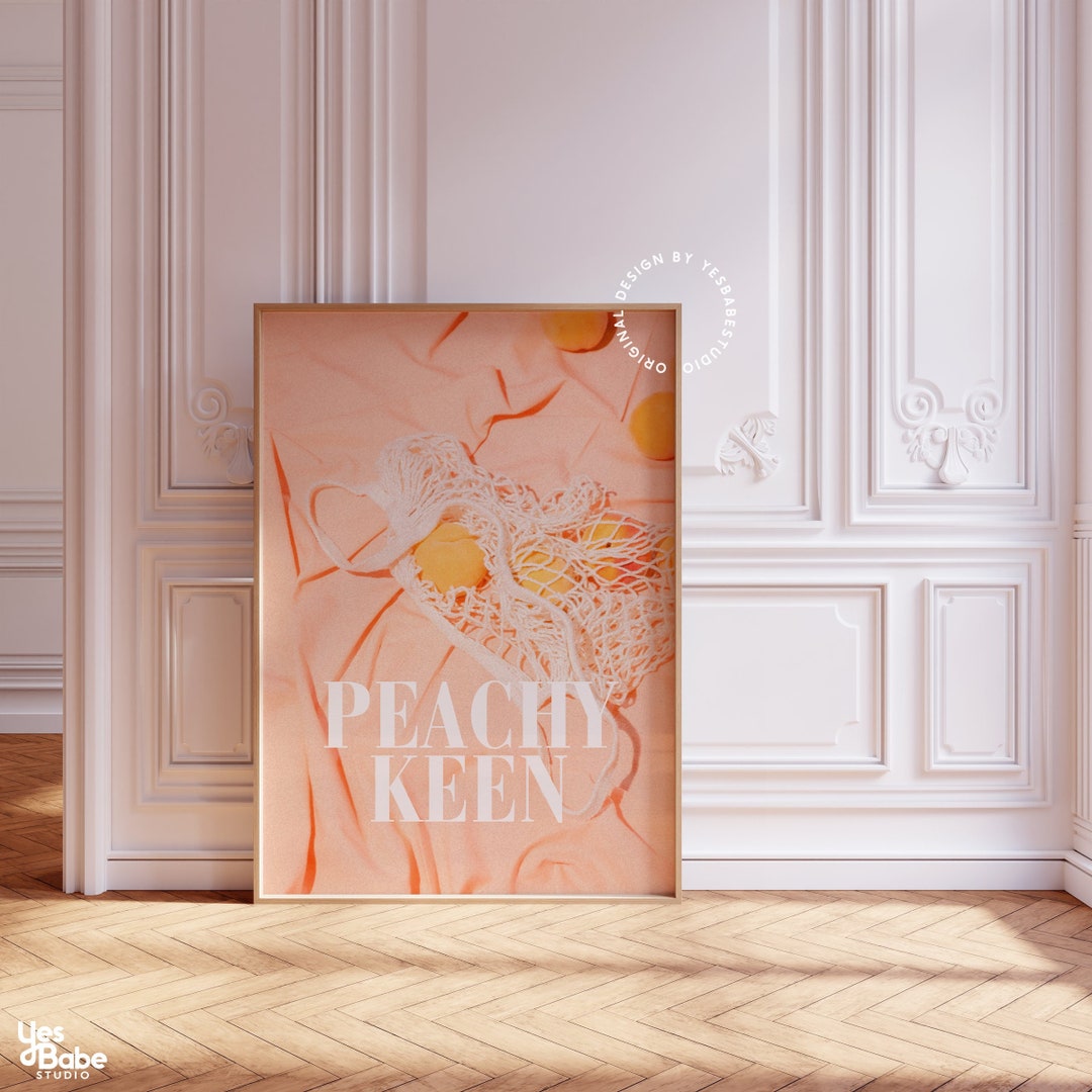 Peachy Keen, Aesthetic Apartment Decor, Indie Room Decor, Retro ...