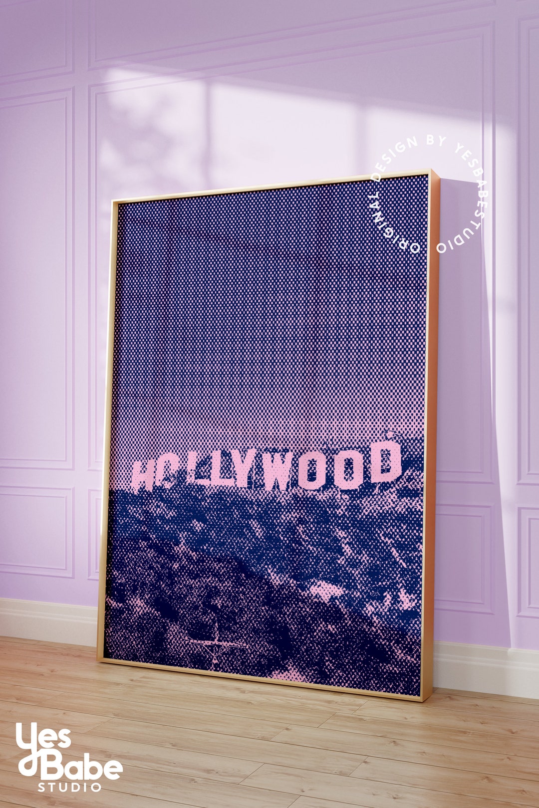 Hollywood Poster, Hollywood Wall Art, Hollywood Gifts, Funky Wall Art ...
