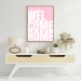 Pastel Pink Welcome Home Cute Welcome Home Sign Pink - Etsy