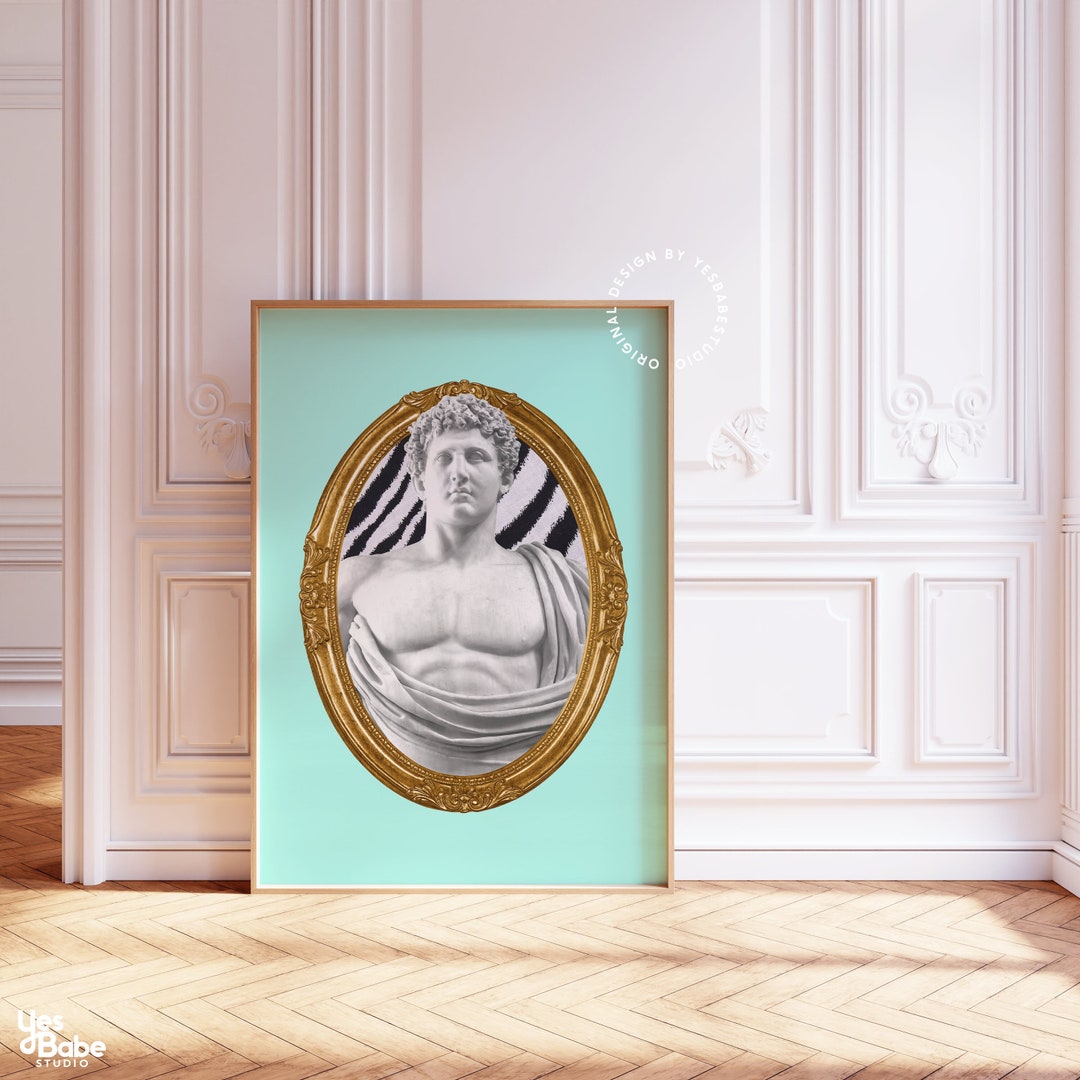 Quirky Wall Art, Maximalist Wall Art, Altered Art Print, Quirky Home ...