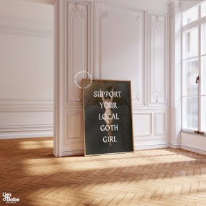 Goth Room Decor, Goth Wall Art, Altered Art Print, Maximalist Wall Art ...