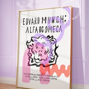 Edvard Munch Print, Danish Pastel Decor, Museum Exhibition Prints ...