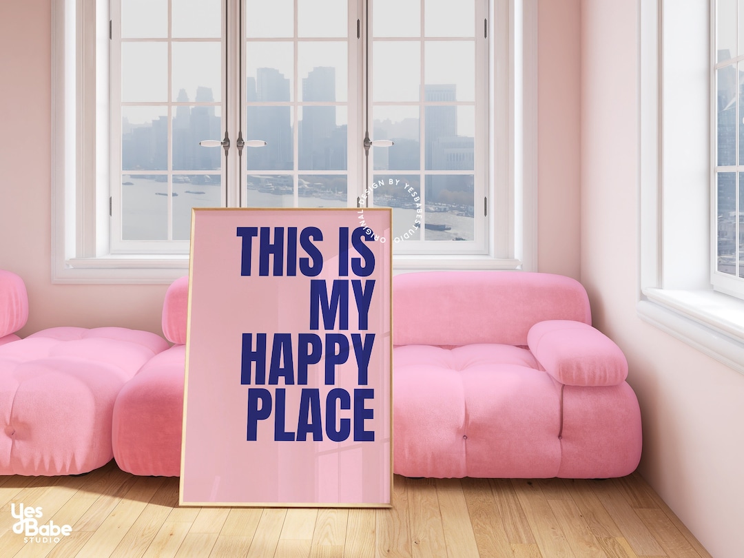 Dopamine Decor, Danish Pastel Home Decor, Above Bed Wall Art, Light ...