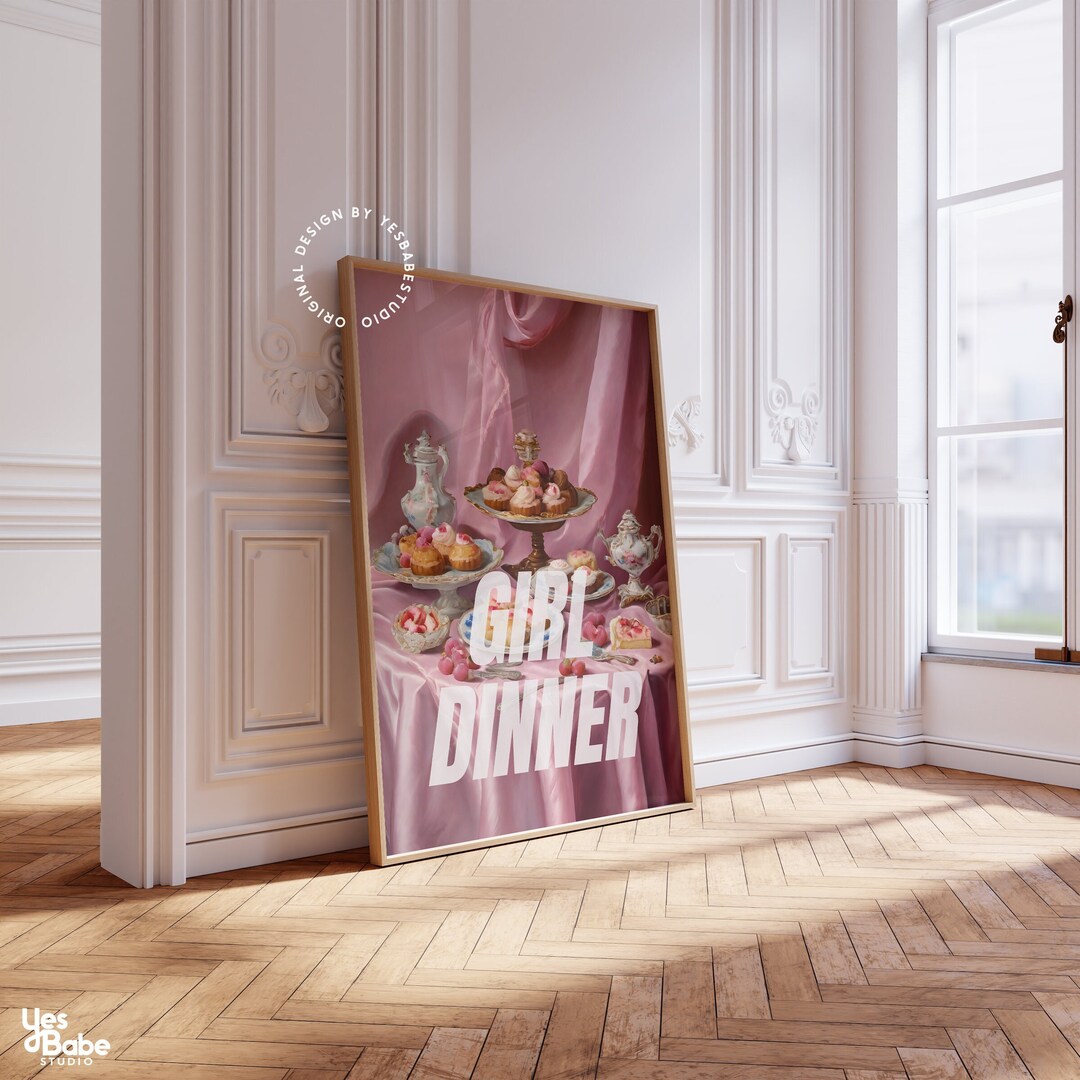 Coquette Kitchen Decor, Rococo Art, Light Pink Wall Art, Altered Art ...