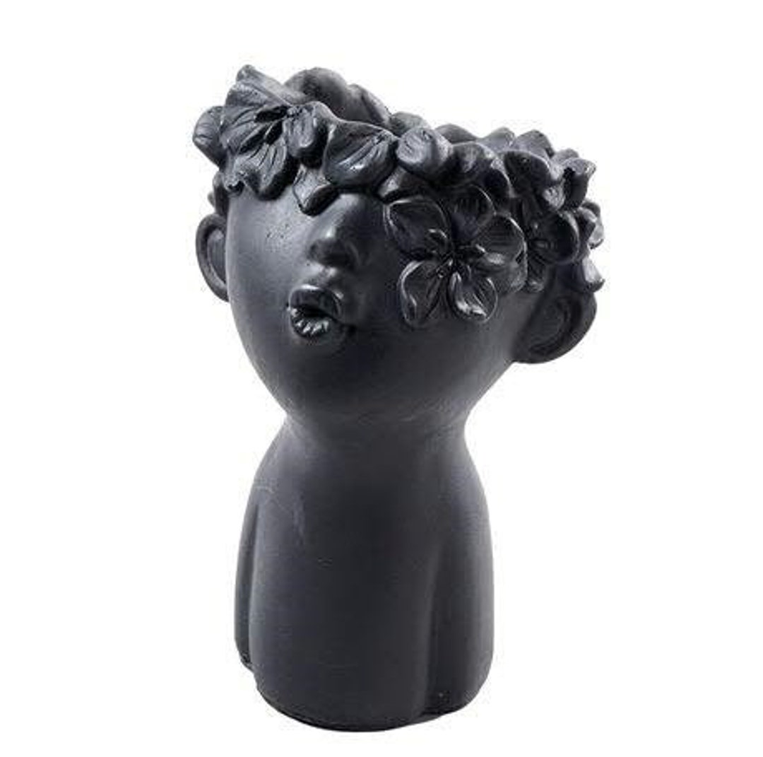 Flower Pot Plant Head Bust Flower Pot Head for Planting Plant Pot ...