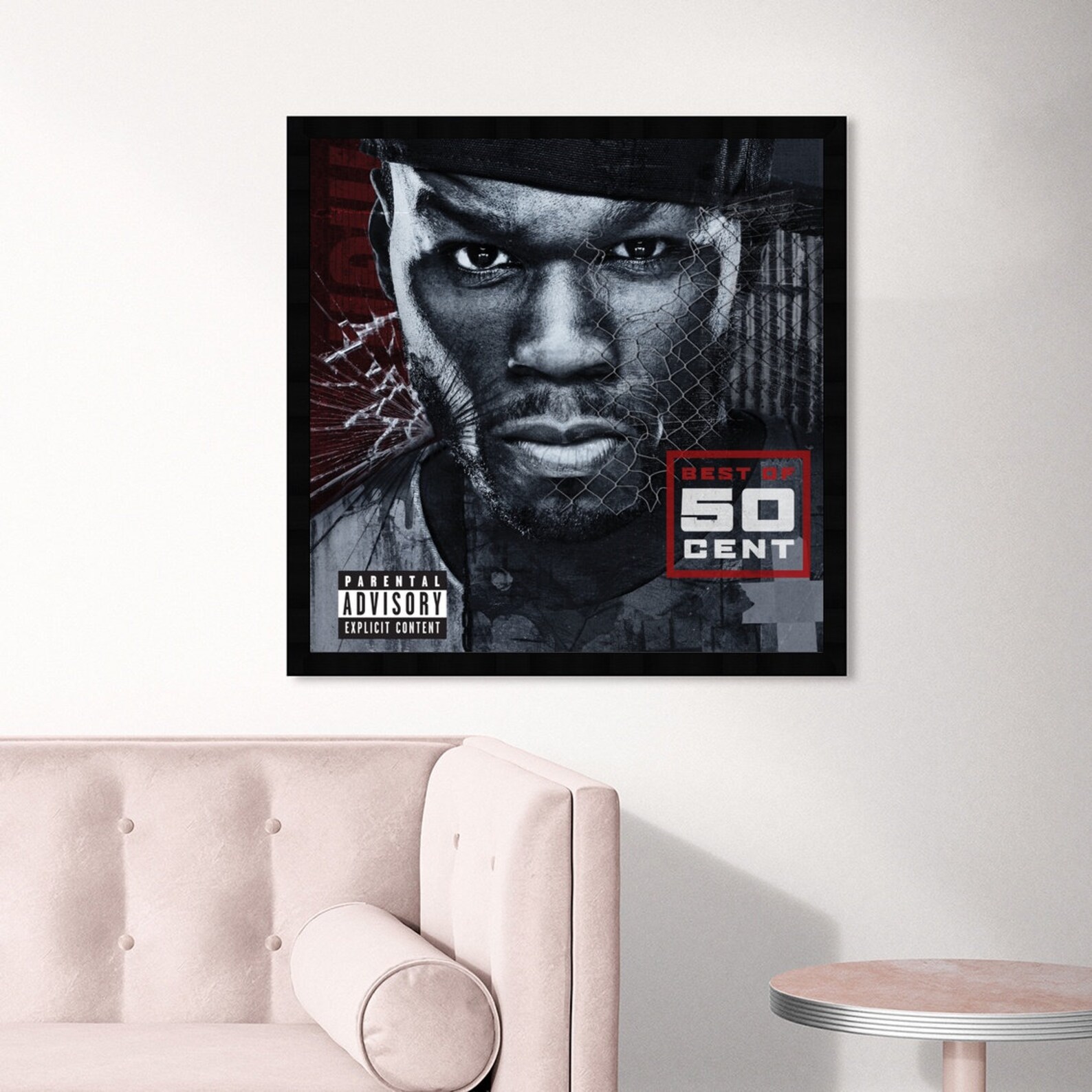 50 Cent Best Of Album Canvas Poster50 Cent Album Cover Wall | Etsy