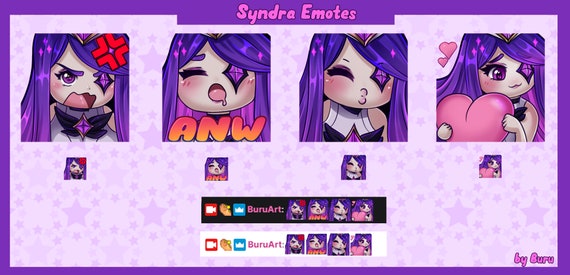 Emotes Syndra Pack of 4 - Etsy