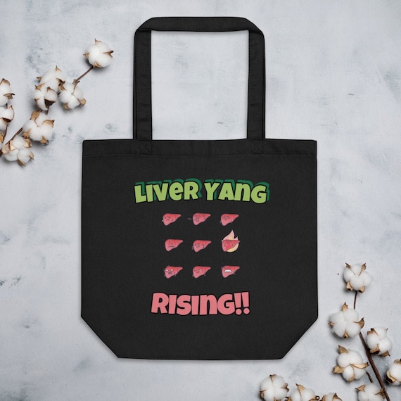 Liver Yang Rising Acupuncture TCM Eco Tote Bag Organic | Etsy
