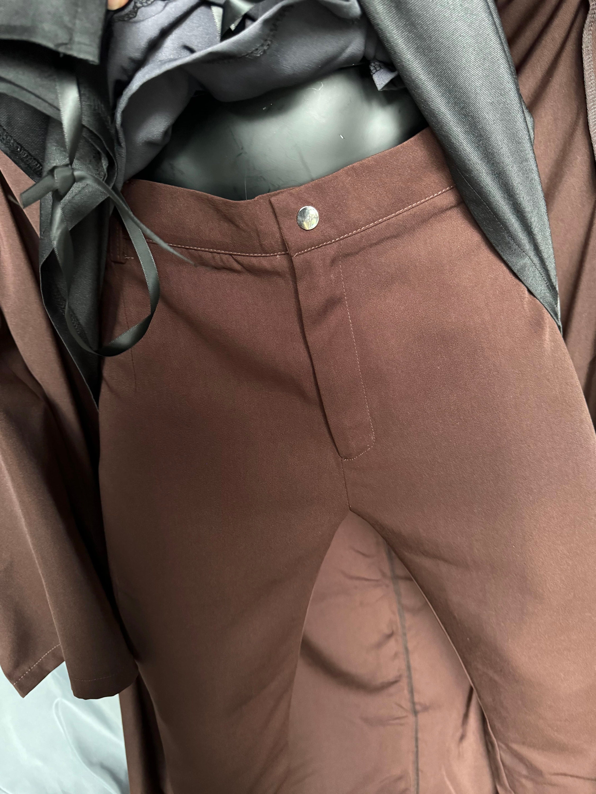 Jedi Knight Anakin Skywalker Costume Cosplay Coat Brown - Etsy