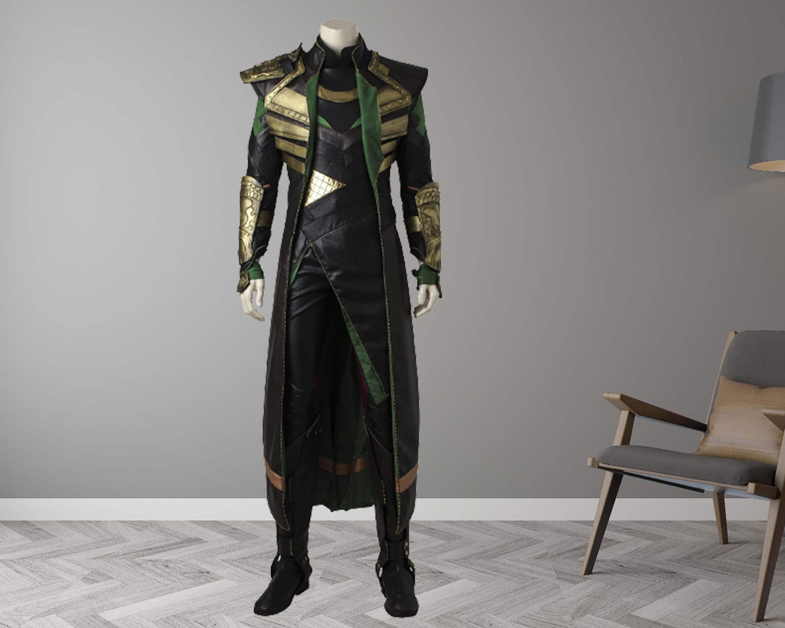 Loki Costume Cosplay Suit Thor the Dark World Men Outfit - Etsy UK
