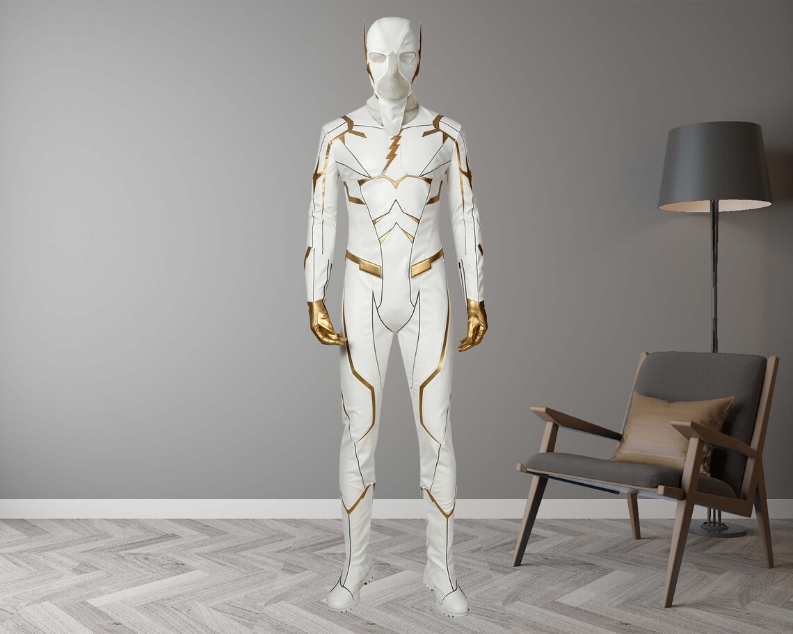 The Flash S5 Godspeed Costume Cosplay Suit August Heart | Etsy