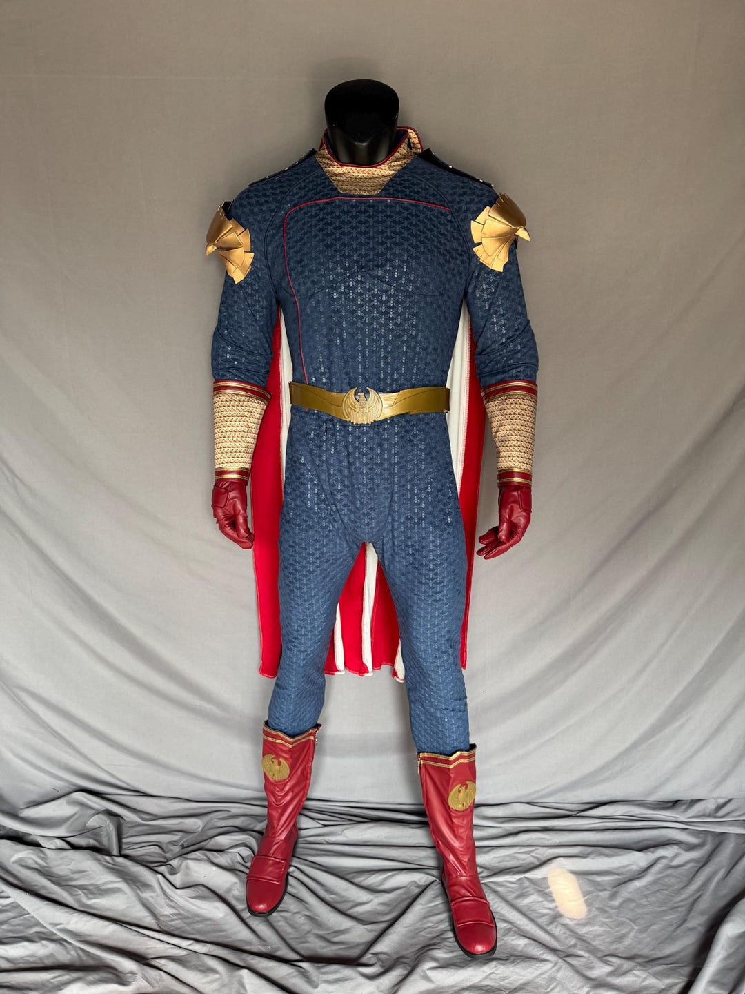 Homelander Costume Cosplay Suit With Cloak - Etsy