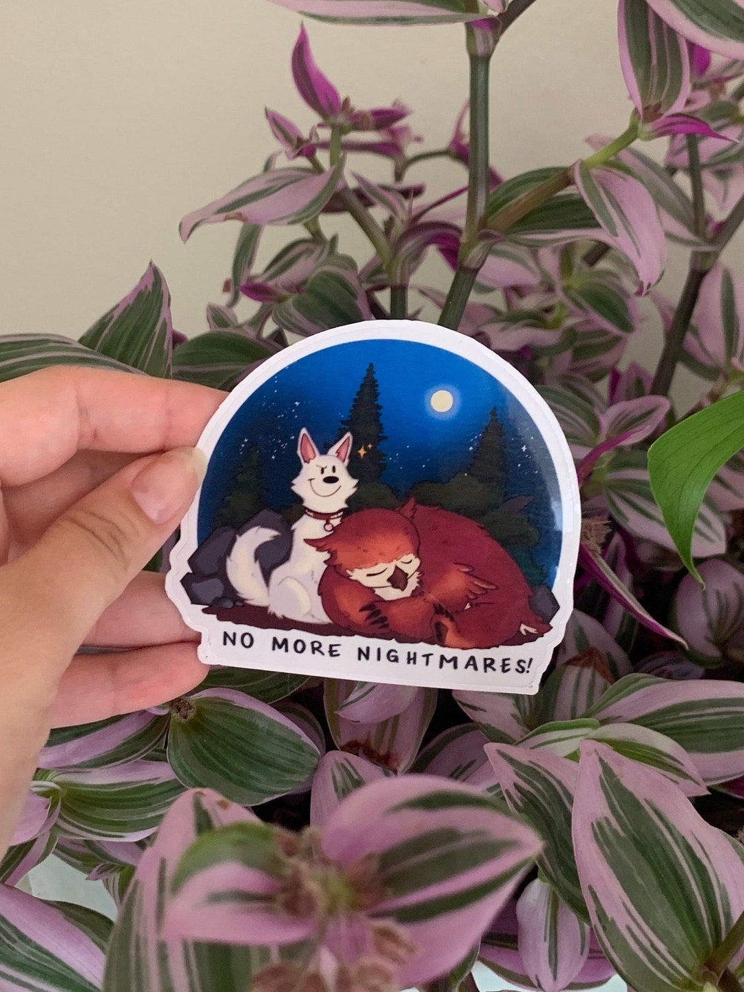 Baldur's Gate 3 Sticker No More Nightmares Original Creator Scratch and ...