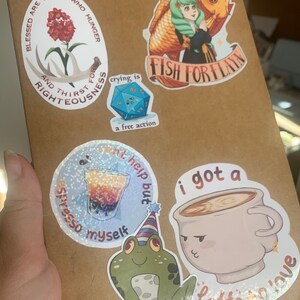 Crying is a Free Action - Crying D20 | Cute TTRPG Sticker | Original ...