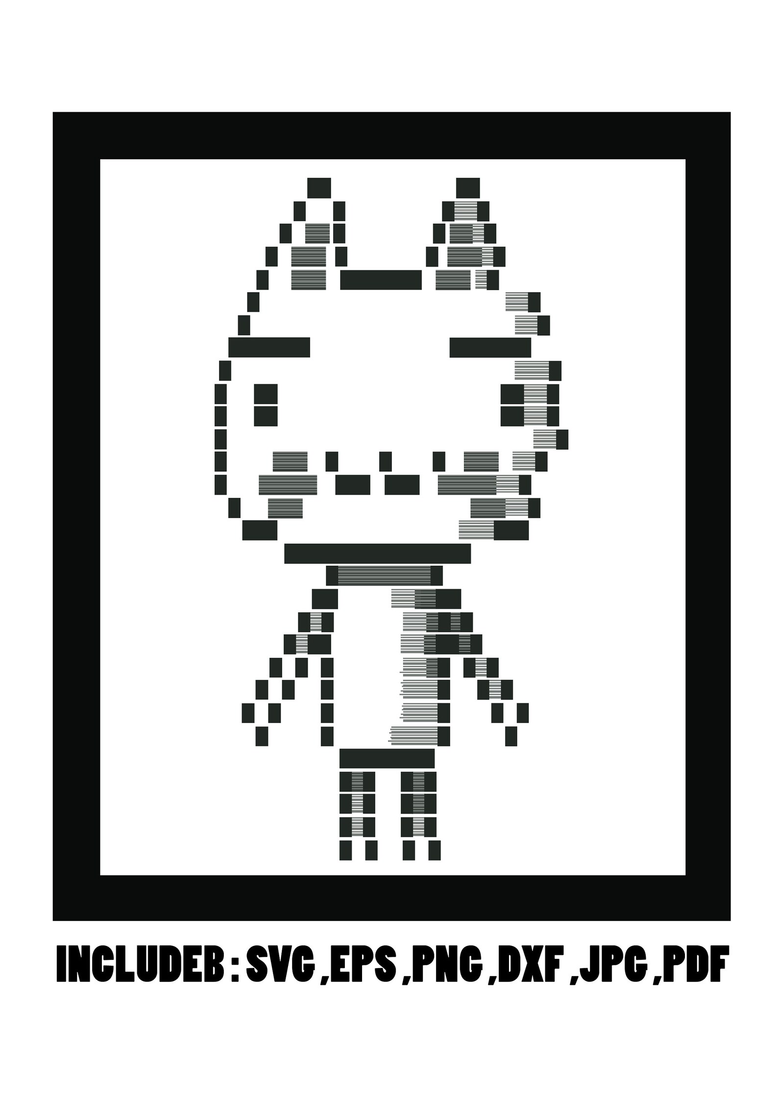 Cat shape vector | Etsy