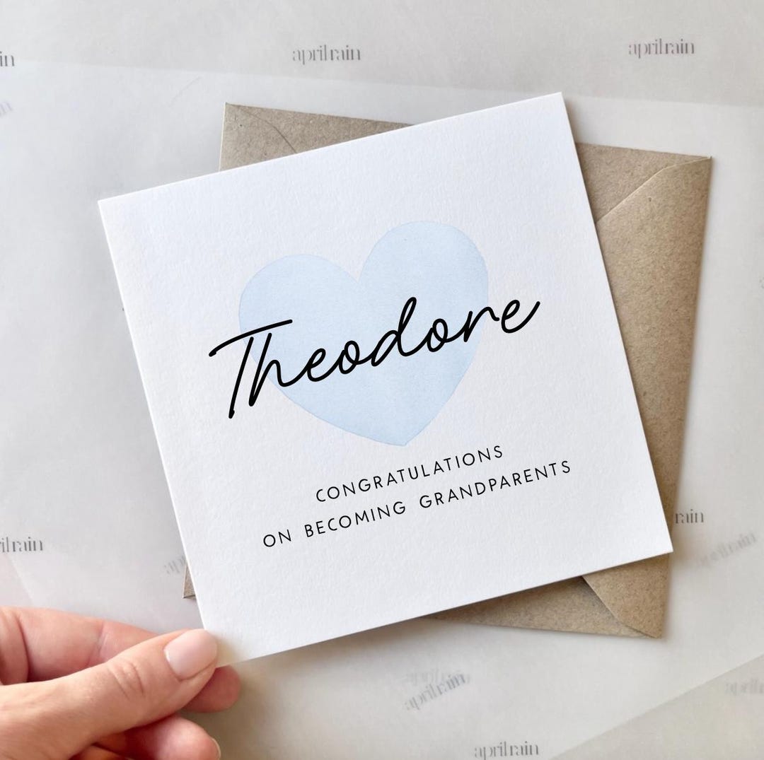 Personalised Congratulations Grandparents Card | Congratulations New ...