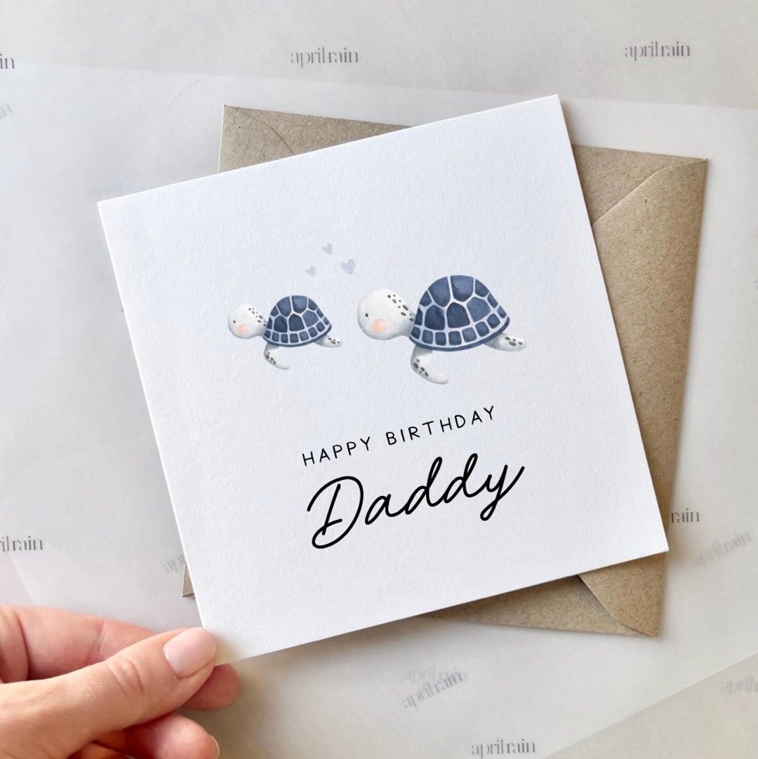 Happy Birthday Daddy Card Card for Daddys Birthday, Daddy Birthday Card ...