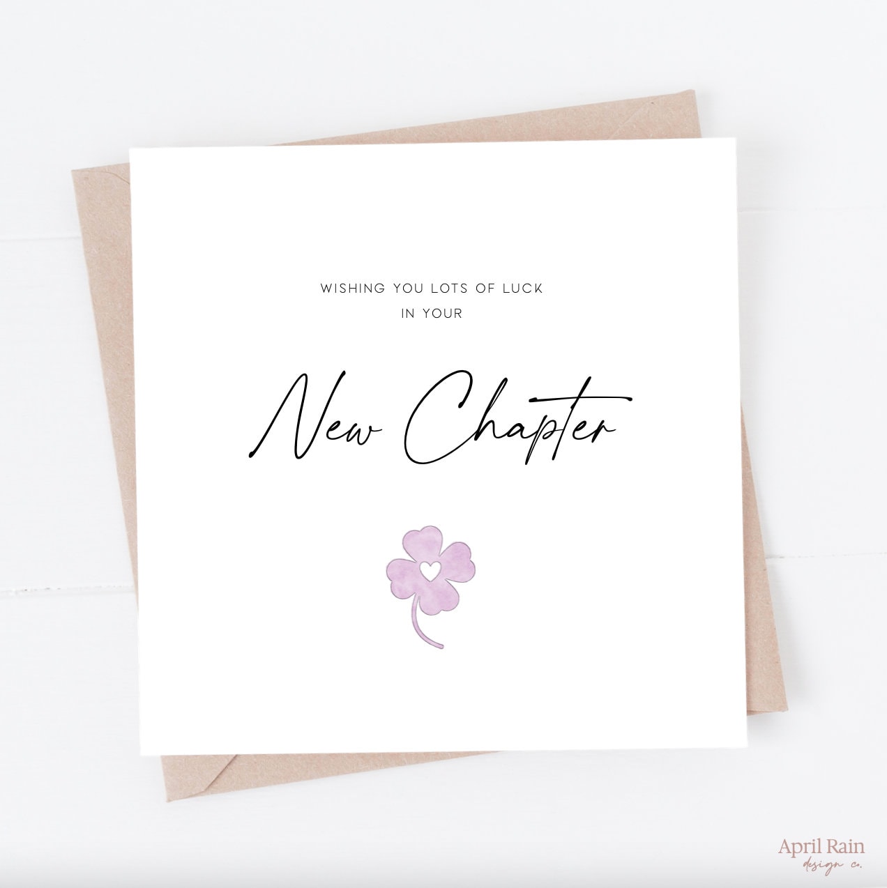 New Chapter Card Good Luck Card Wishing You All the Best in | Etsy UK
