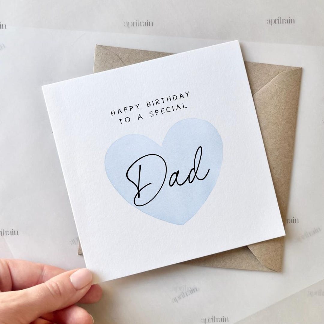 Happy Birthday to A Special Dad | Dad Birthday Card, Step Dad Birthday ...