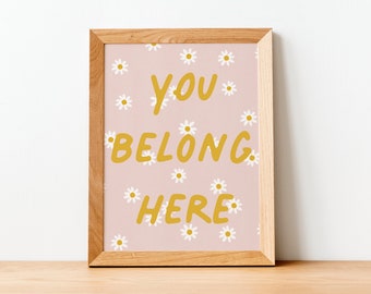 You Belong Art - Etsy