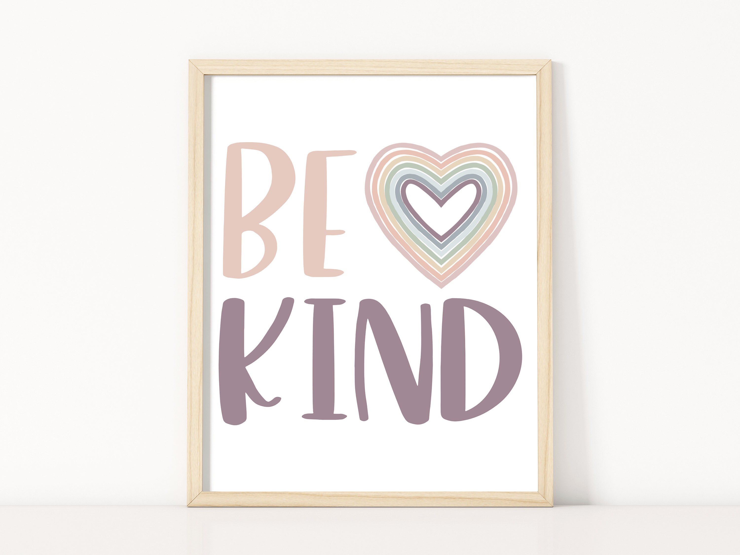 Be Kind Classroom Decor Be Kind Motivational Wall Art | Etsy