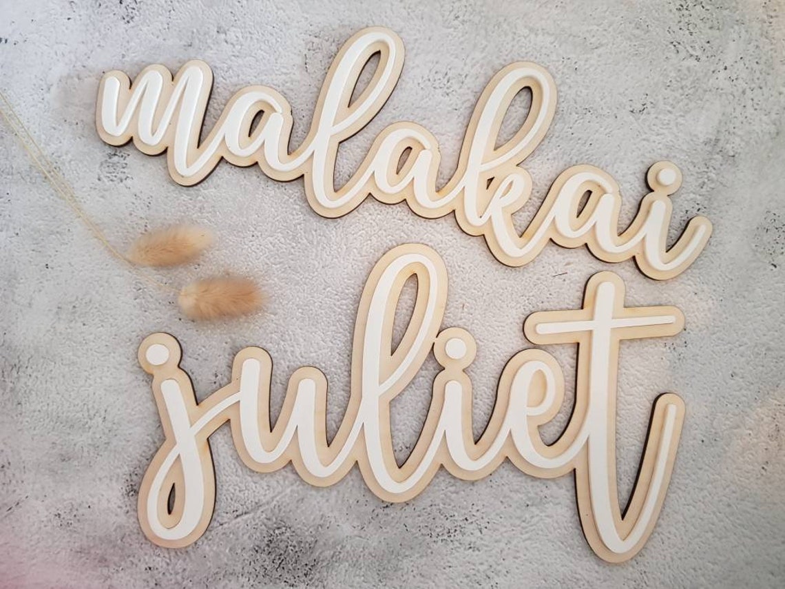 Personalised Signage Event Sign Acrylic Wood Script - Etsy