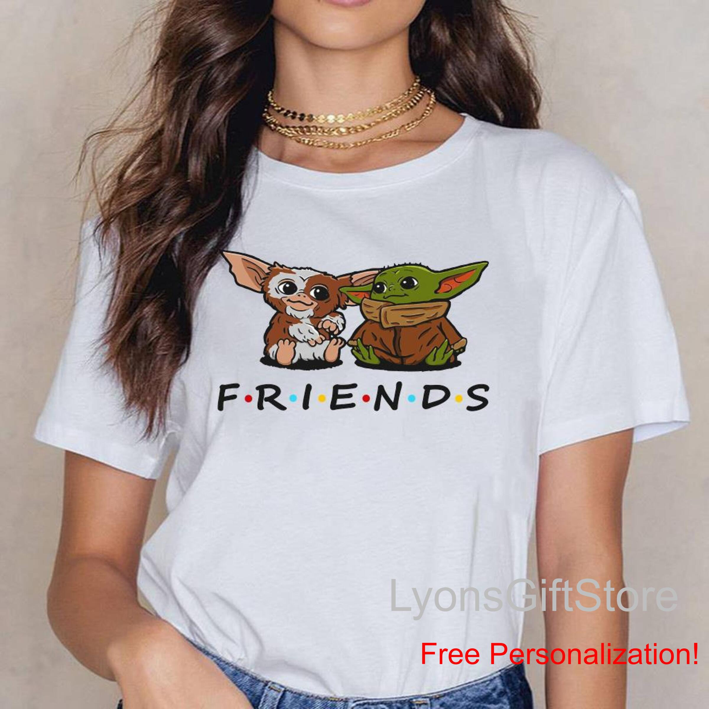 Friends Gizmo And Baby Yoda Friendship Bestie Gift The Grogu Gremlins ...