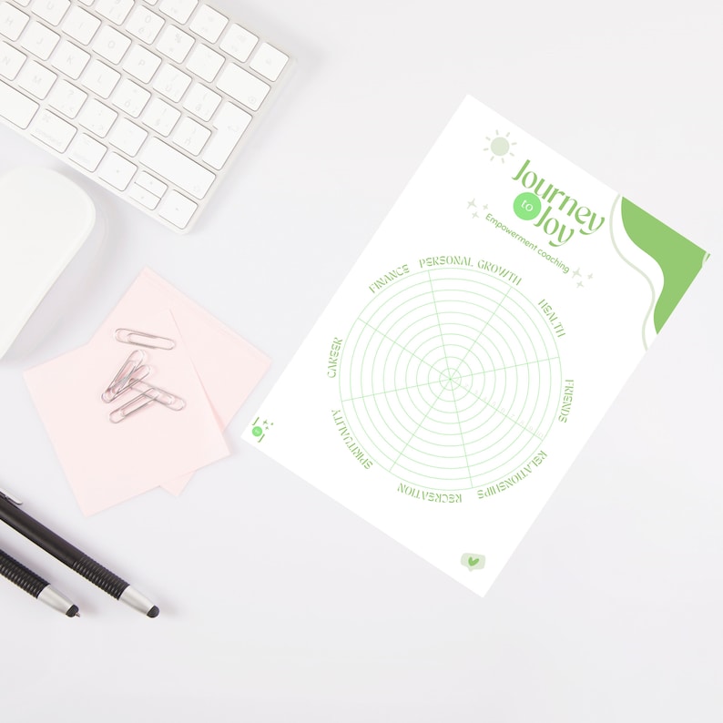 Wheel of Life Tracker Template - Etsy