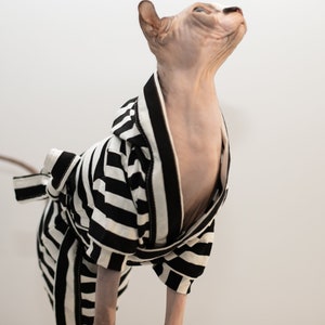Clothes for Cats, Cat Bathrobe: Handmade Luxury for Your Feline Friend ...