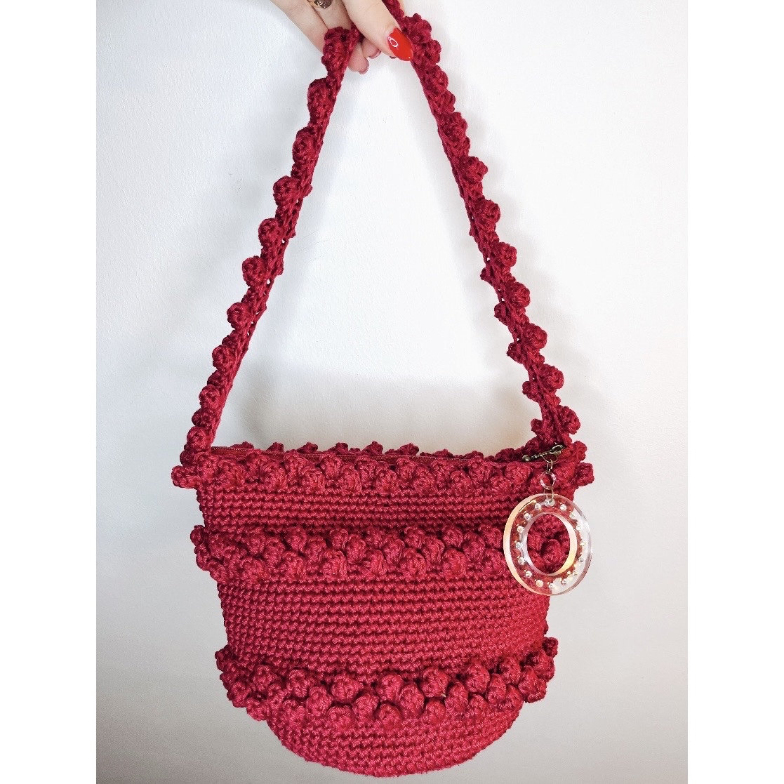 Handmade Crochet Bucket Style Evening Bag Made From a 1940s Pattern ...