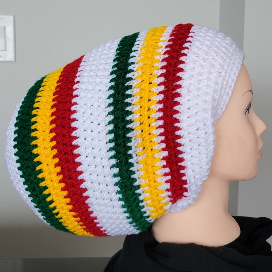Large Rasta Tam, Dreadlocks Tam, Winter Tam, Slouching Beanie - Etsy