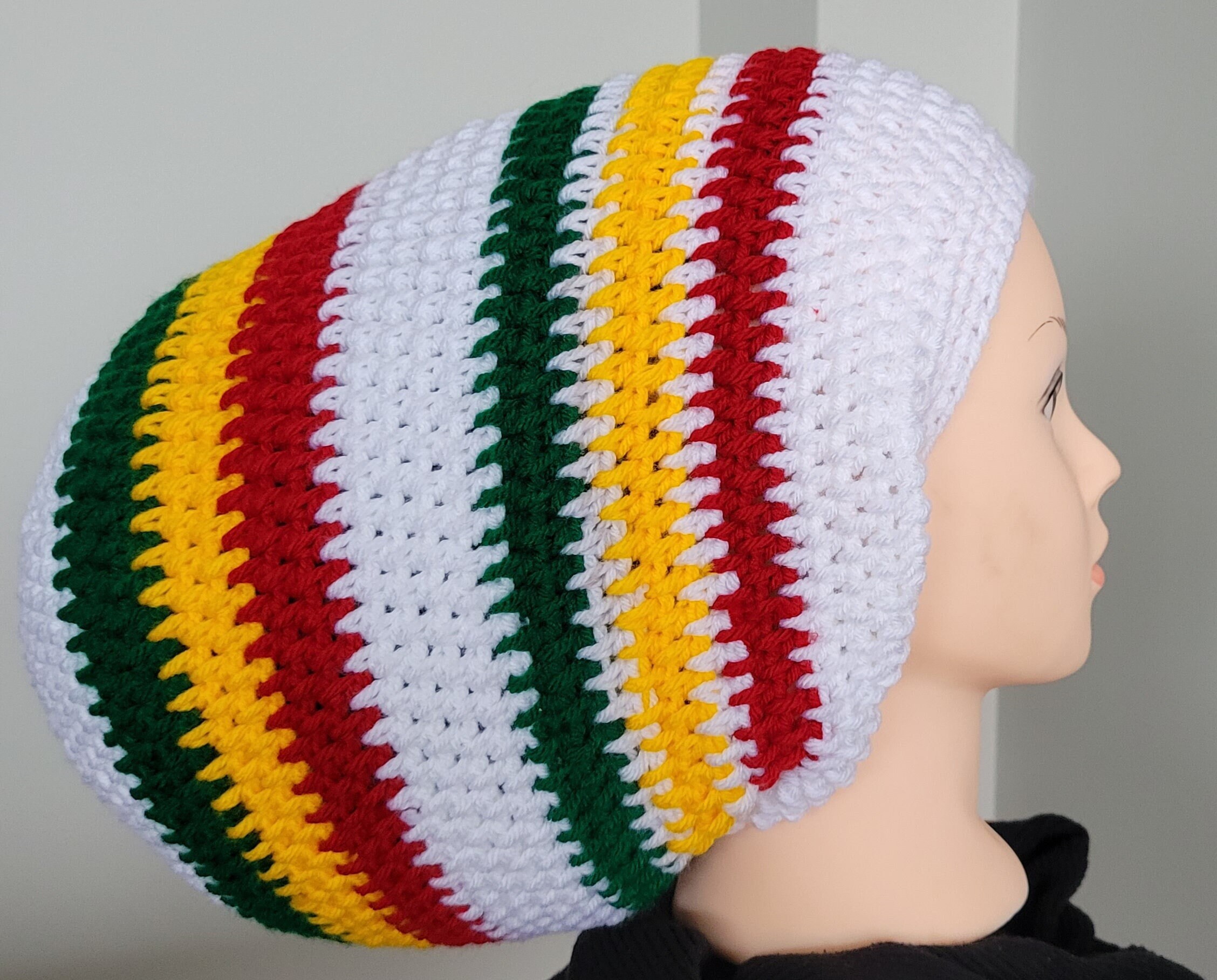 Large Rasta Tam, Dreadlocks Tam, Winter Tam, Slouching Beanie - Etsy
