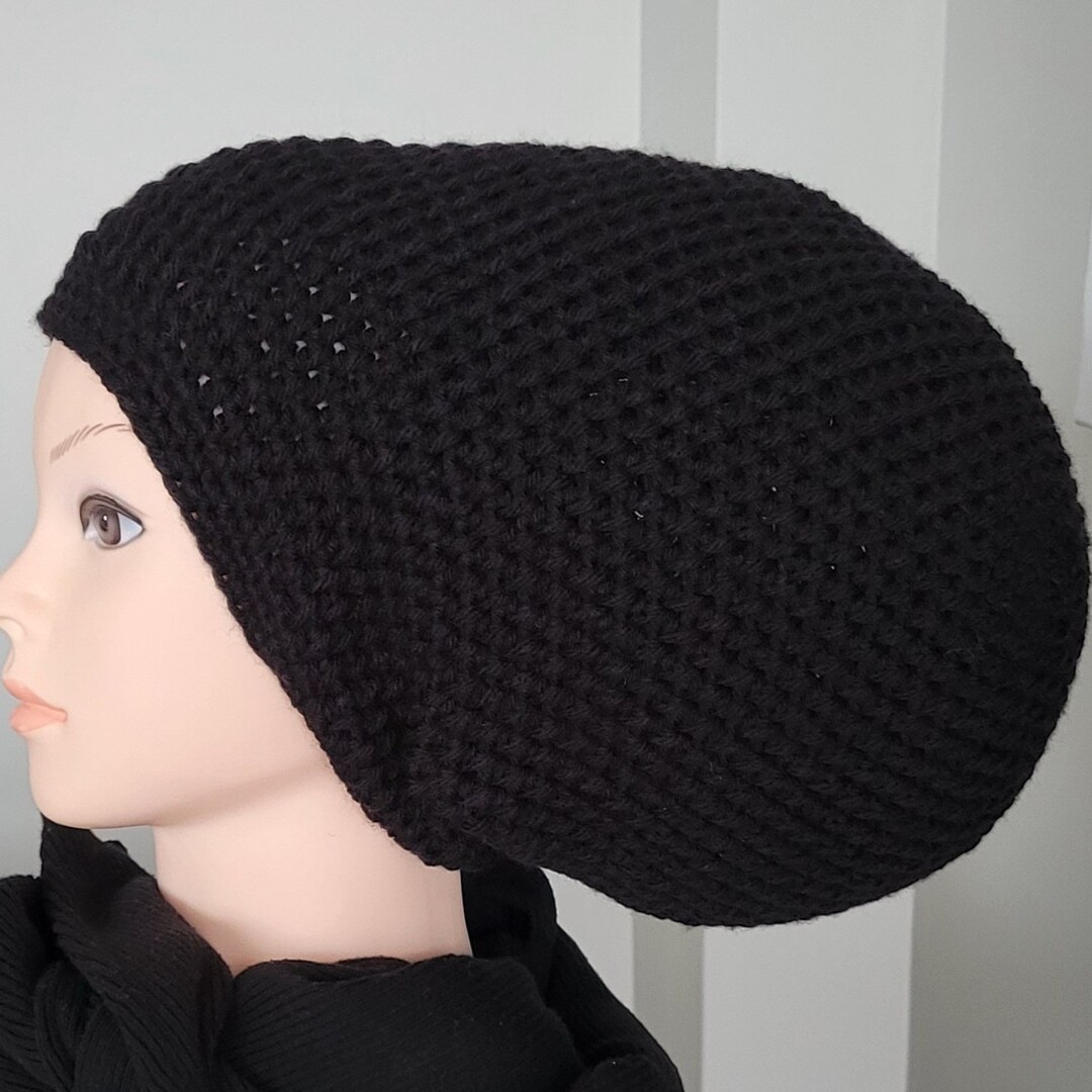 Winter Rasta Tam, Dreadlocks Tam, Winter Tam, Slouching Hat,slouchy Hat,large Hat - Etsy