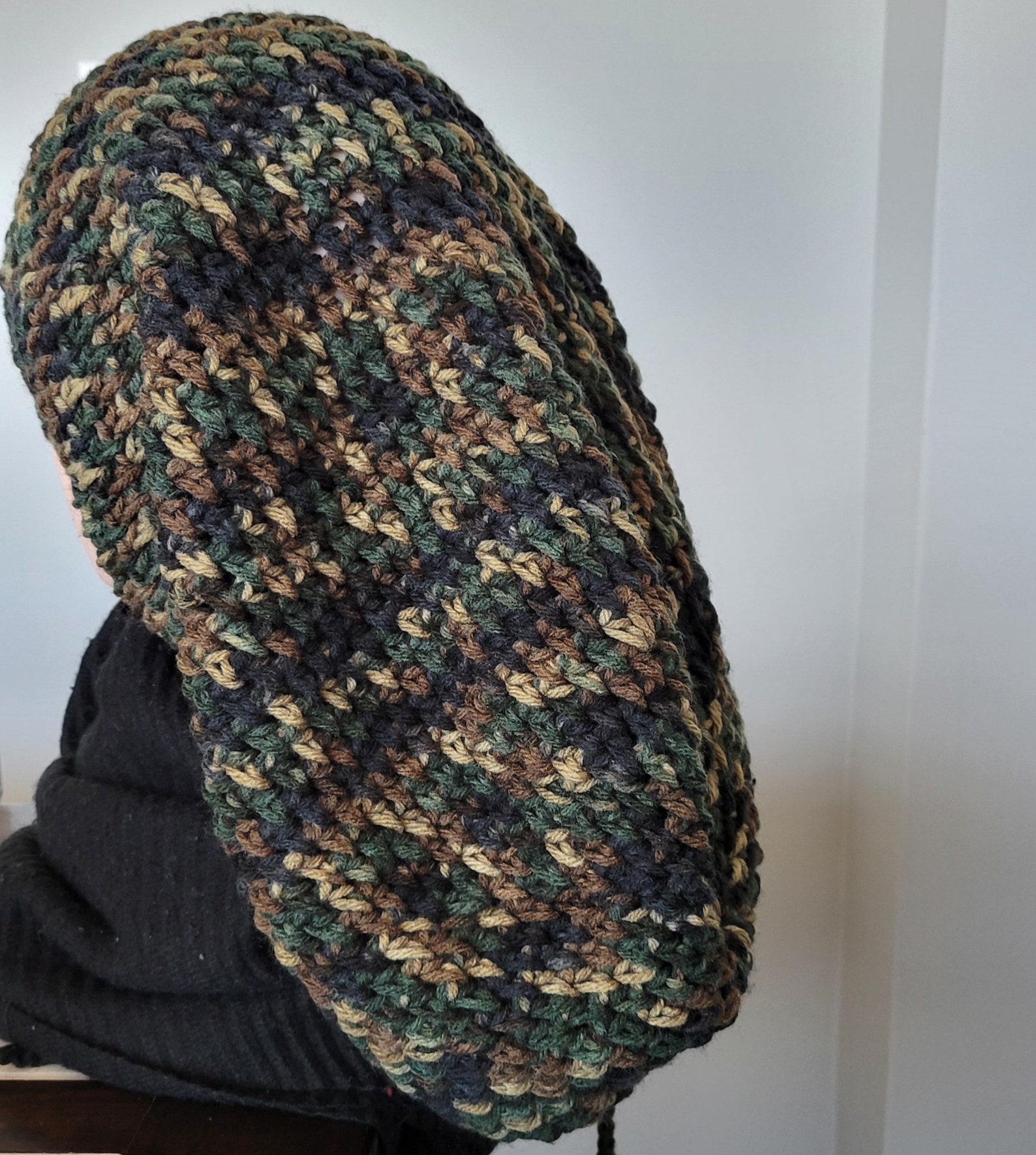 Winter Rasta Tam Dreadlocks Tam Slouchy Hat, Dreadlock Hat, Lock Socks ...