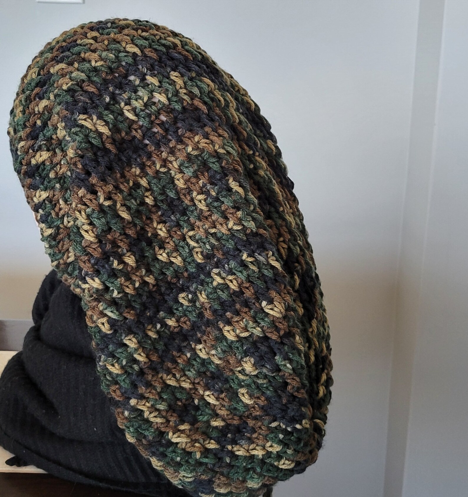 Winter Rasta Tam Dreadlocks Tam Slouchy Hat, Dreadlock Hat, Lock Socks ...