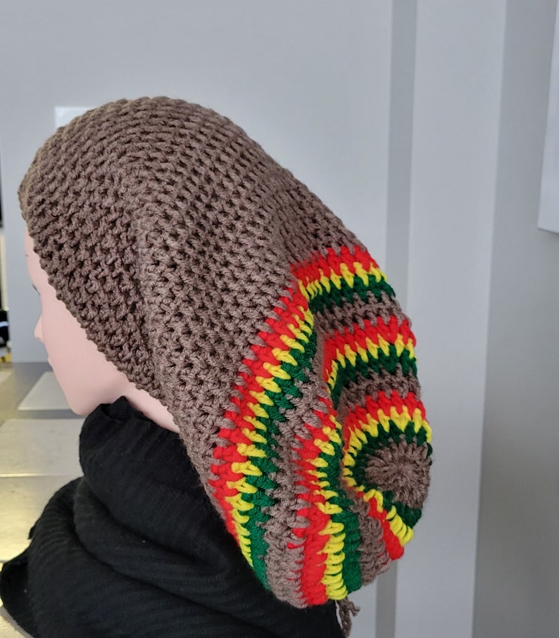 Large Rasta Tam, Dreadlocks Tam, Winter Tam, Slouching Beanie - Etsy