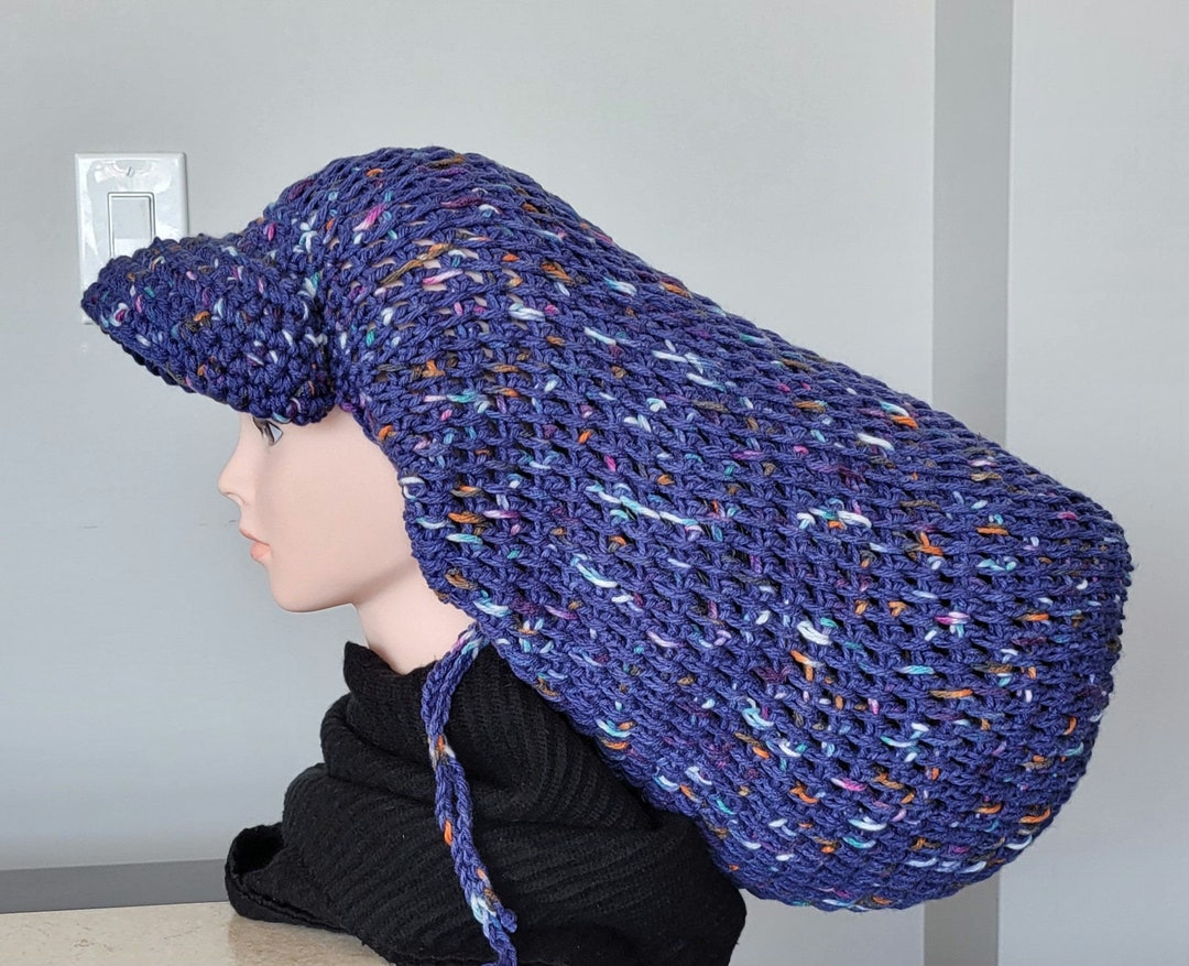 Xlarge Rasta Tam With Brim,dreadlocks Tam, Winter Tam, Slouching Hat ...