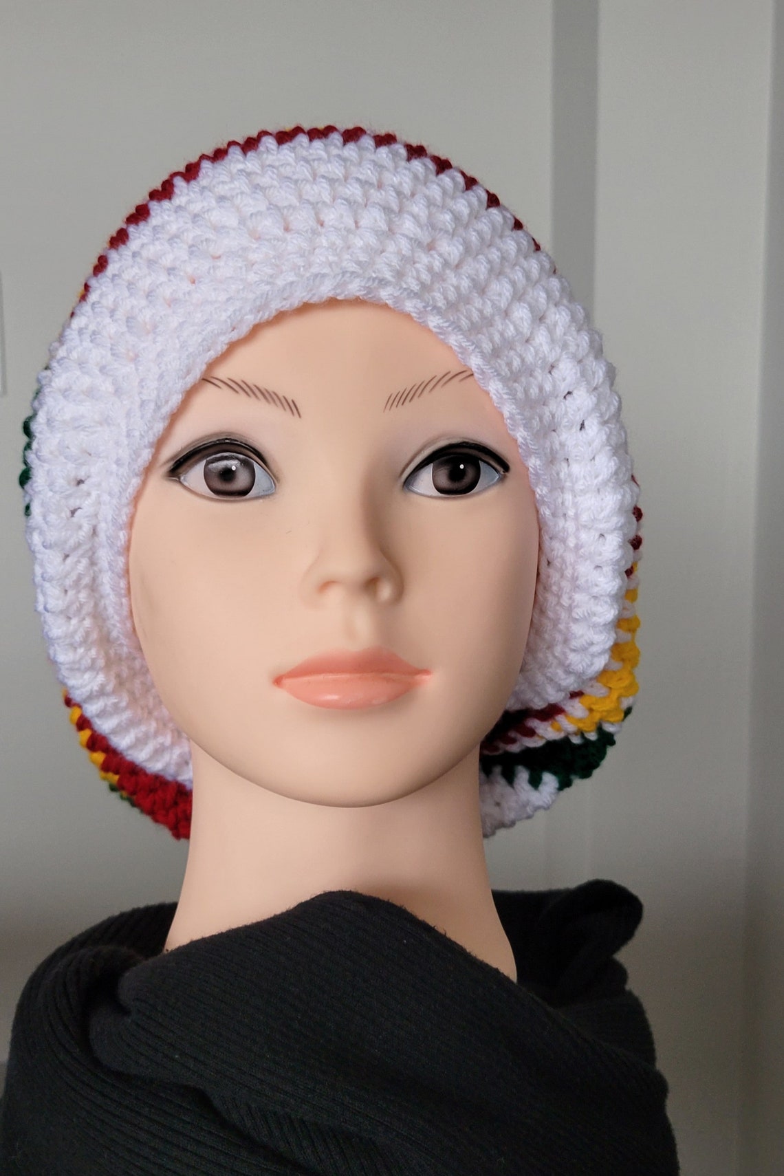 Large Rasta Tam, Dreadlocks Tam, Winter Tam, Slouching Beanie - Etsy