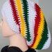 Large Rasta Tam, Dreadlocks Tam, Winter Tam, Slouching Beanie - Etsy