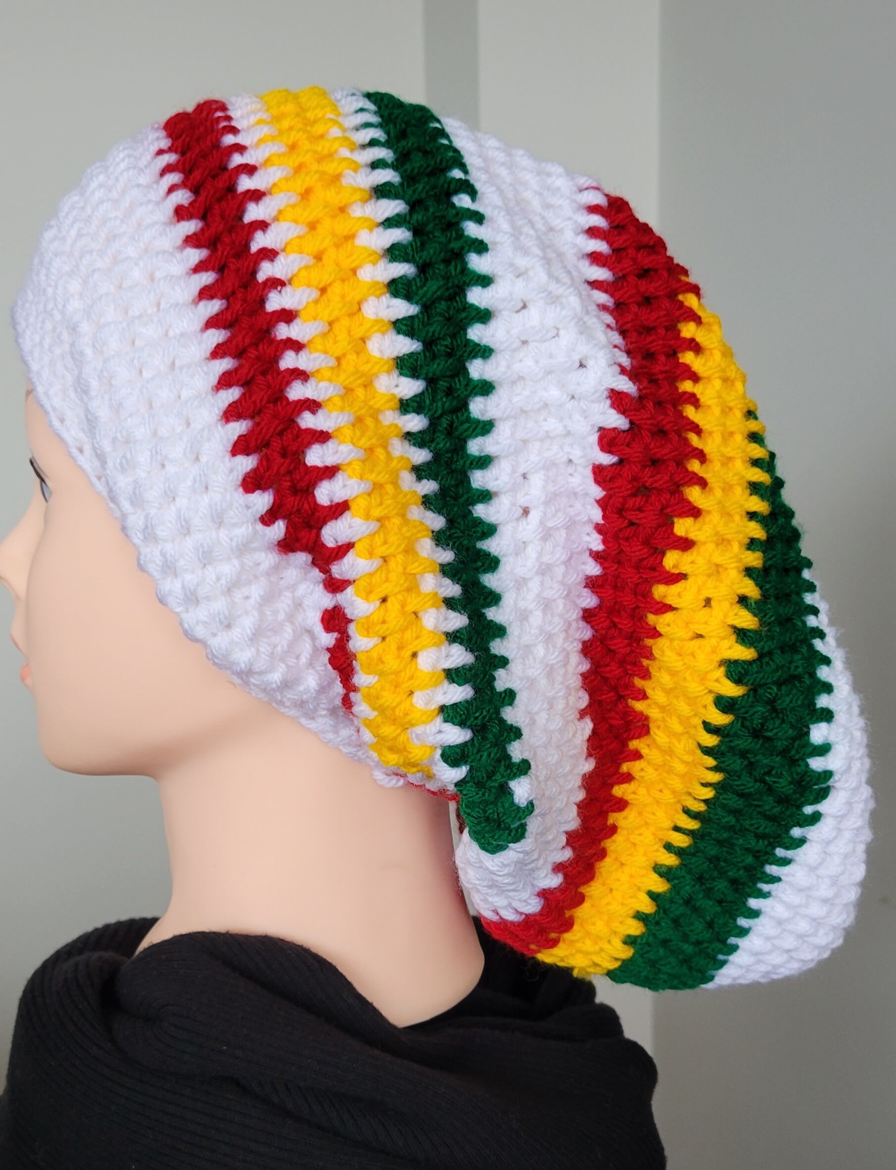 Large Rasta Tam, Dreadlocks Tam, Winter Tam, Slouching Beanie - Etsy